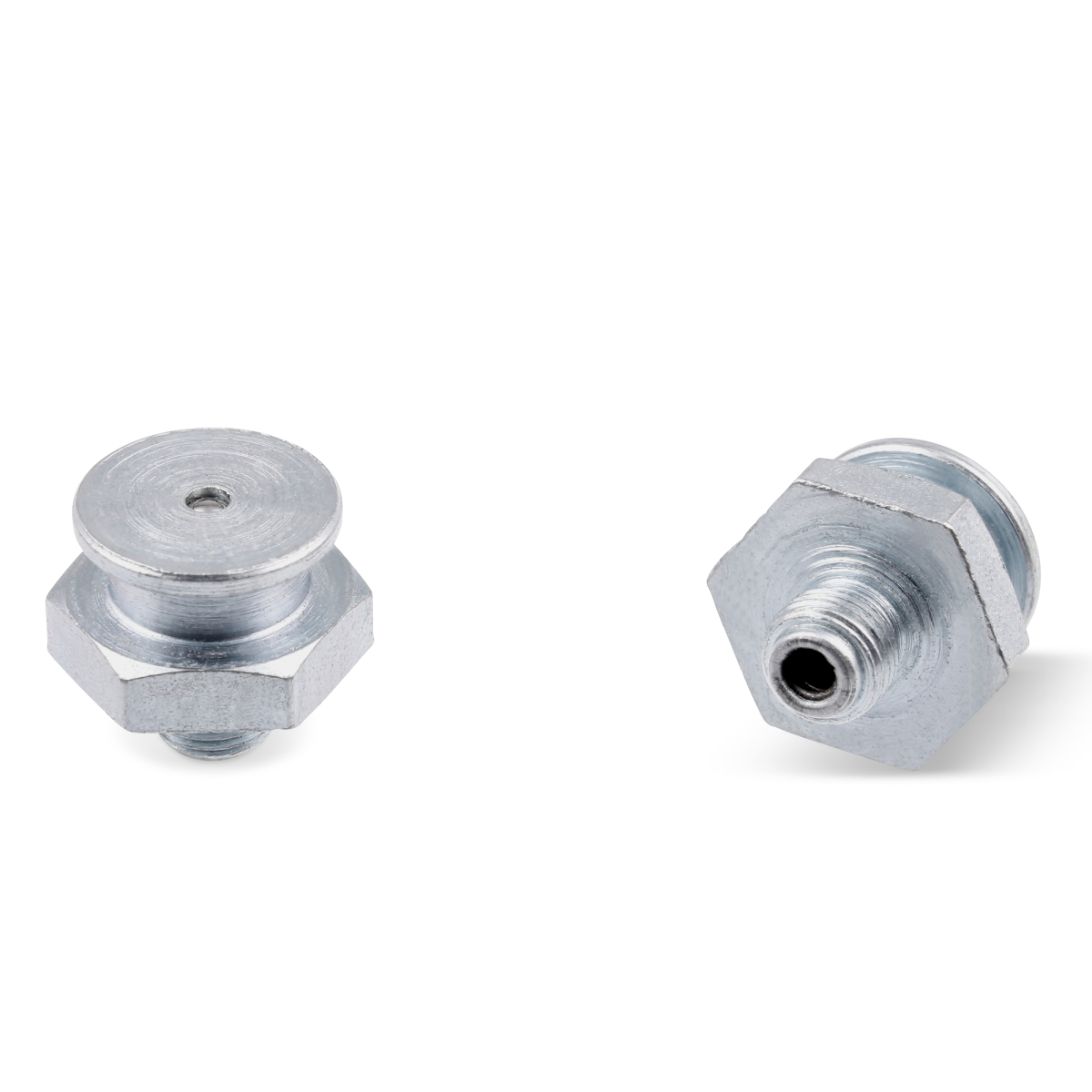 Flachschmiernippel DIN 3404 M1 (Ø16mm) M8 x 0,75 Stahl verzinkt