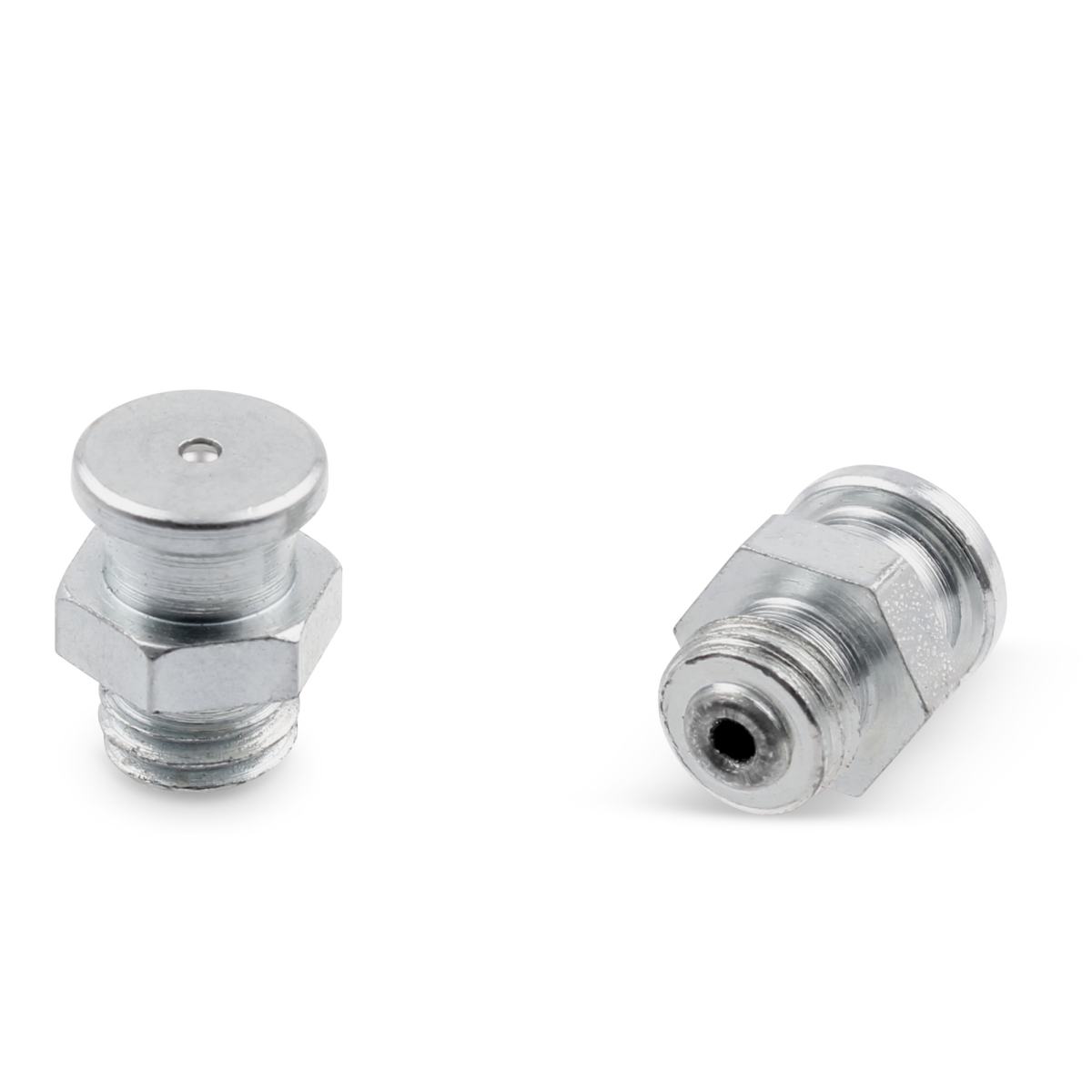 Flachschmiernippel DIN 3404 M4 (Ø10mm) M6 x 1,0 Stahl verzinkt